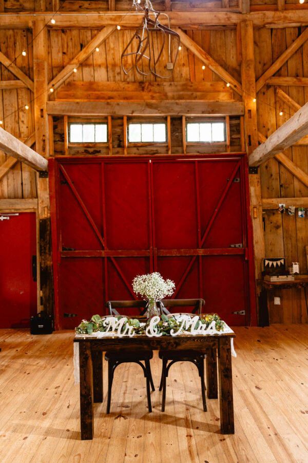 Take a Peek! Ceremony Inside the Barn | Meadow Ridge Farm | Barn + Loft ...